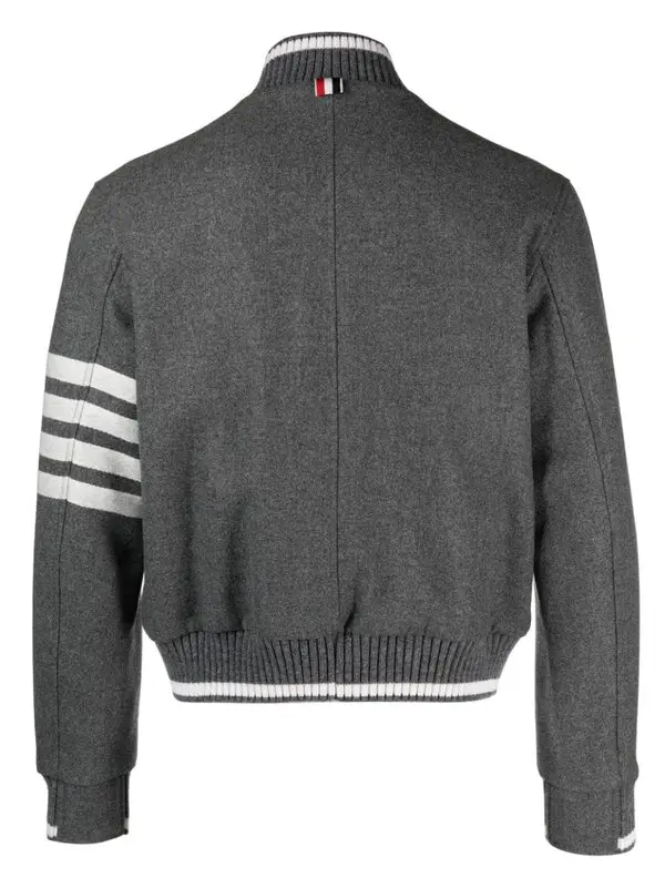 Thom Browne 4-bar Stripe Bomber Jacket