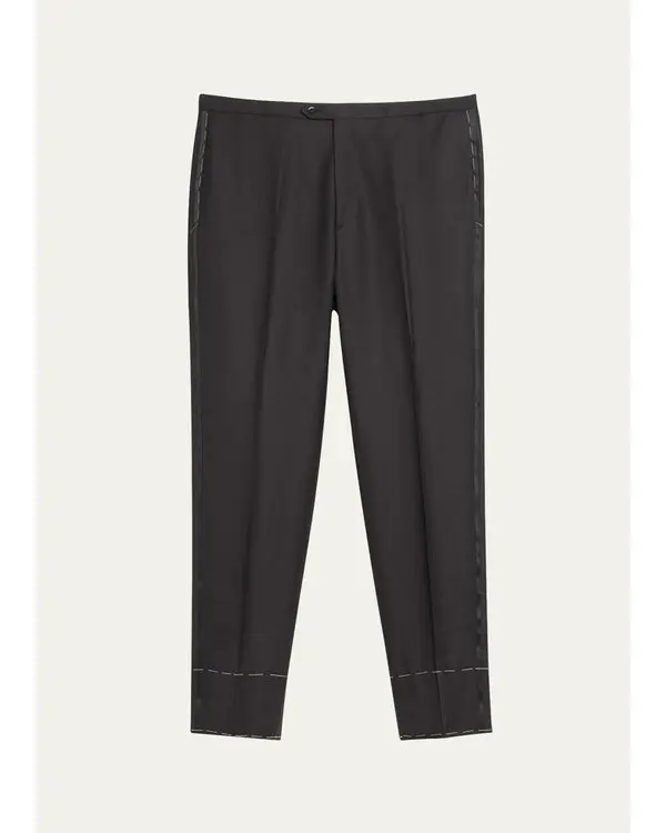 Brioni Wool Tuxedo Trousers