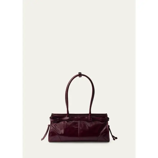 Prada Medium East-west Leather Shoulder Bag - Travertino
