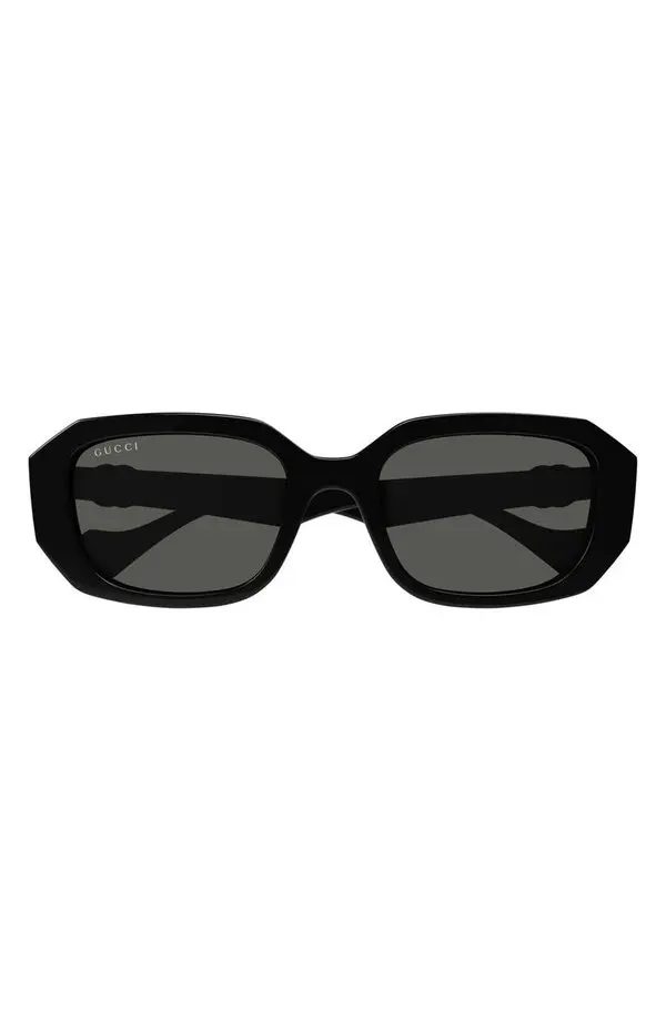 Gucci - 54mm Rectangular Sunglasses
