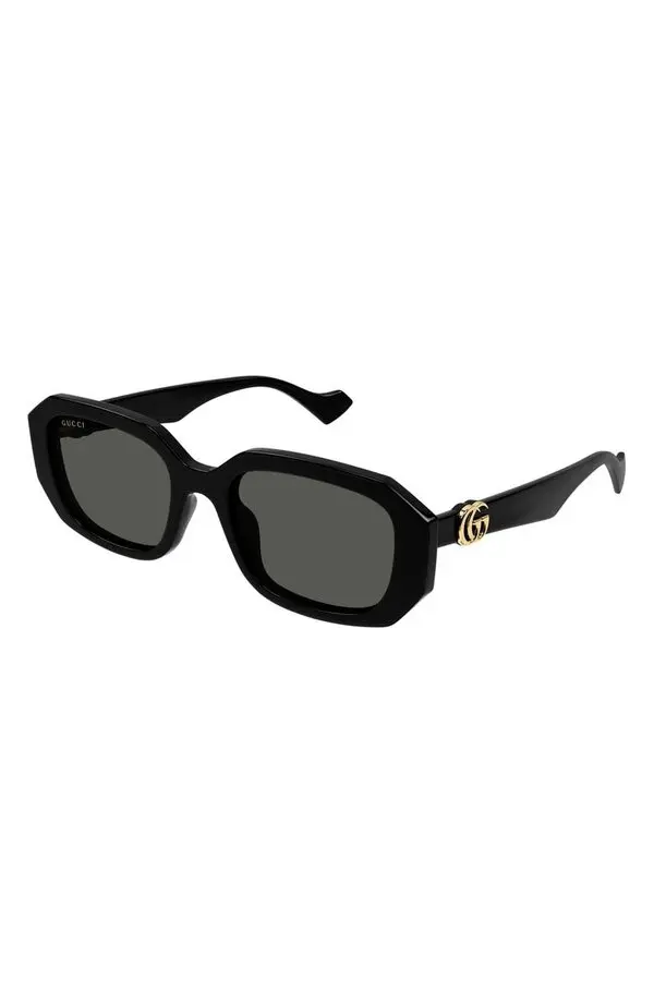 Gucci - 54mm Rectangular Sunglasses