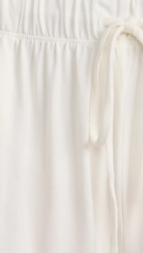 Eberjey Gisele Relaxed Jersey Shorts - Ivory