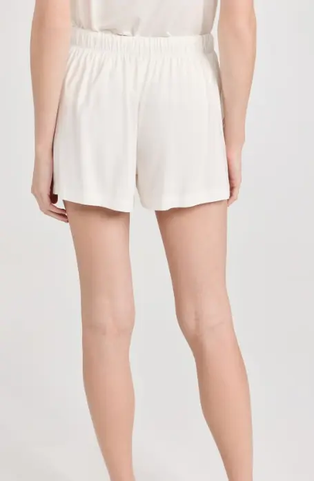 Eberjey Gisele Relaxed Jersey Shorts - Ivory