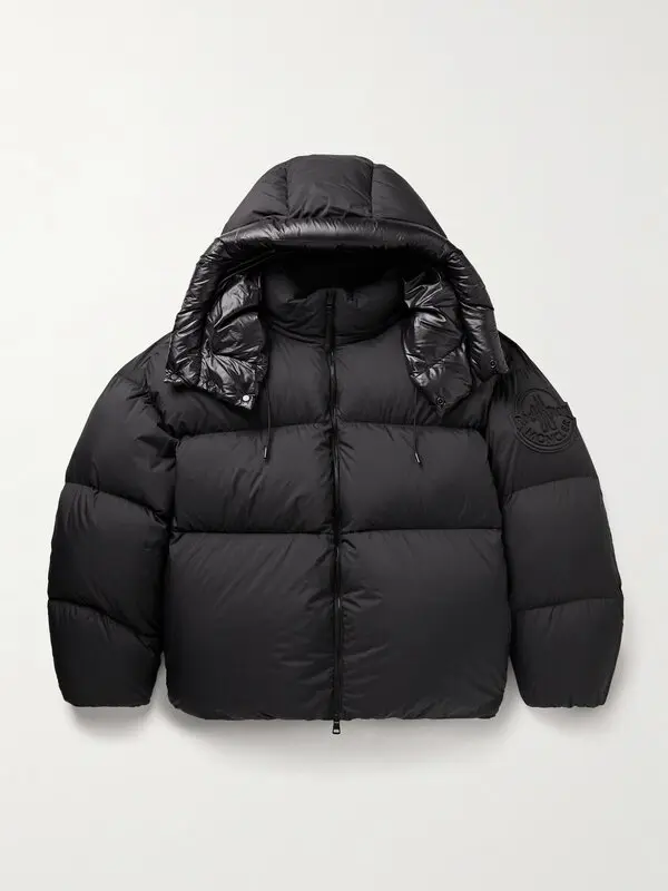 Moncler Roc Nation Antila Hooded Down Jacket - Black