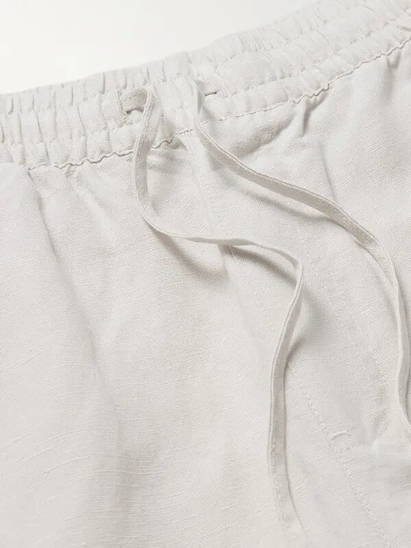 Onia Air Straight-leg Linen And Lyocell-blend Cargo Shorts
