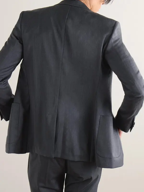 Mr P. Slim-fit Wool-twill Suit Jacket