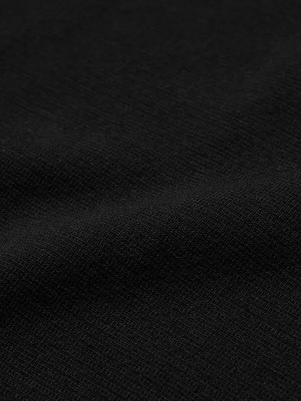 Aztech Mountain Matterhorn Shell-trimmed Wool Half-zip Mid-layer - Black