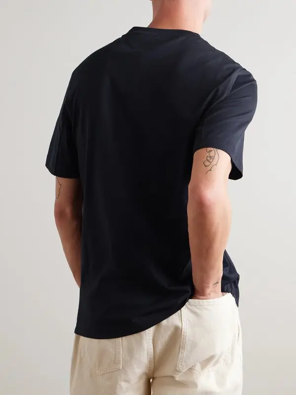 Brunello Cucinelli Cotton-jersey T-shirt - Blue