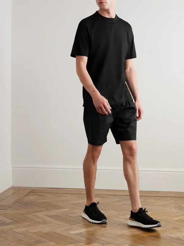 Brunello Cucinelli Cotton-jersey T-shirt - Black