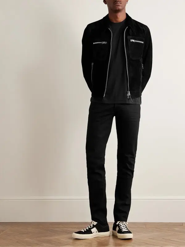 TOM FORD Slim-fit Lyocell And Cotton-blend Jersey T-shirt - Black