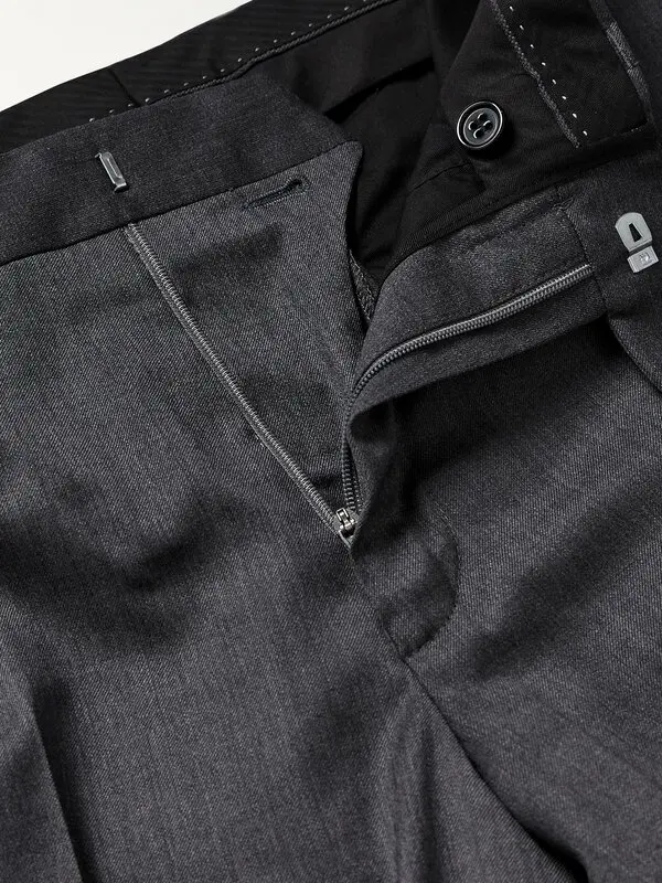 Mr P. Philip Slim-fit Wool-twill Trousers