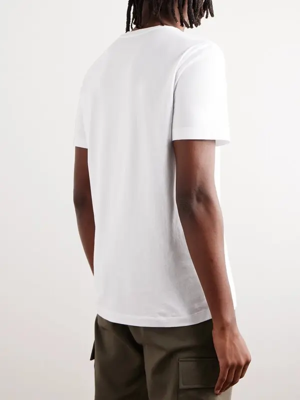 Moncler Three-pack Logo-appliquéd Cotton-jersey T-shirts