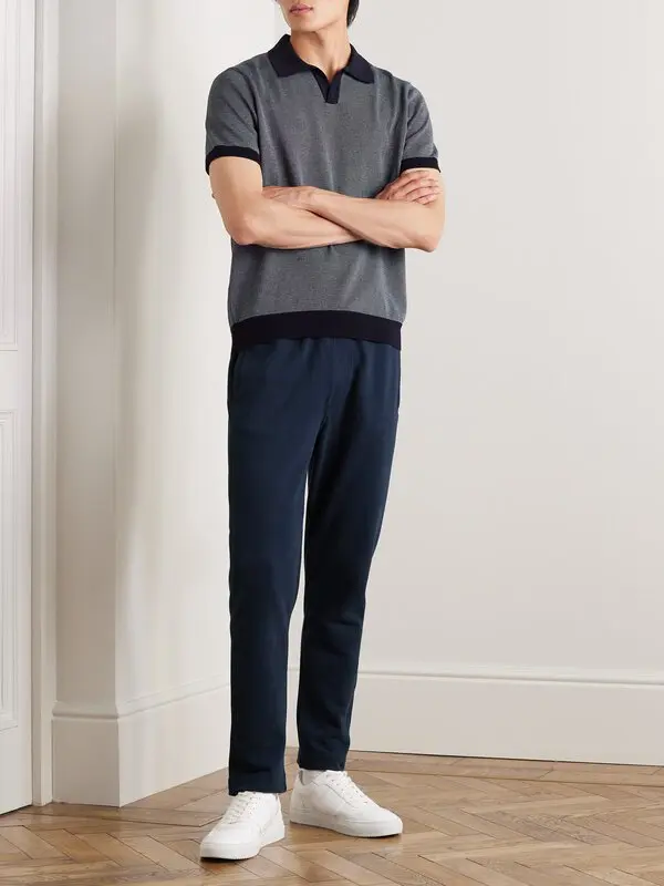 Mr P. Tapered Cotton-jersey Sweatpants