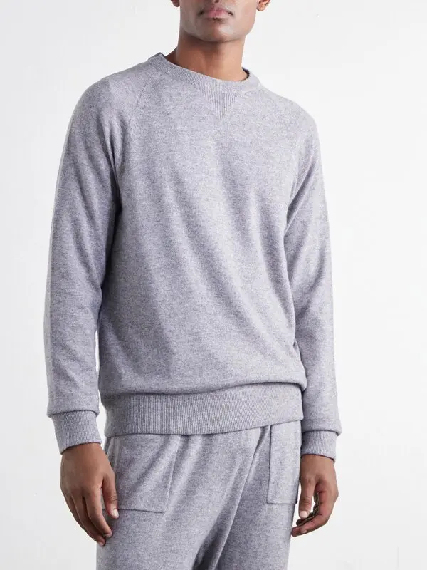 Mr P. Wool And Cashmere-blend Sweater - Gray