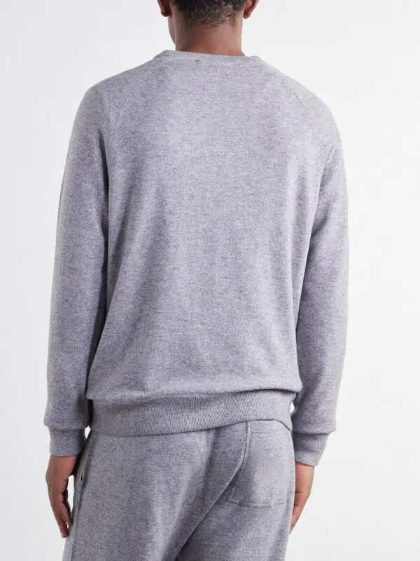 Mr P. Wool And Cashmere-blend Sweater - Gray