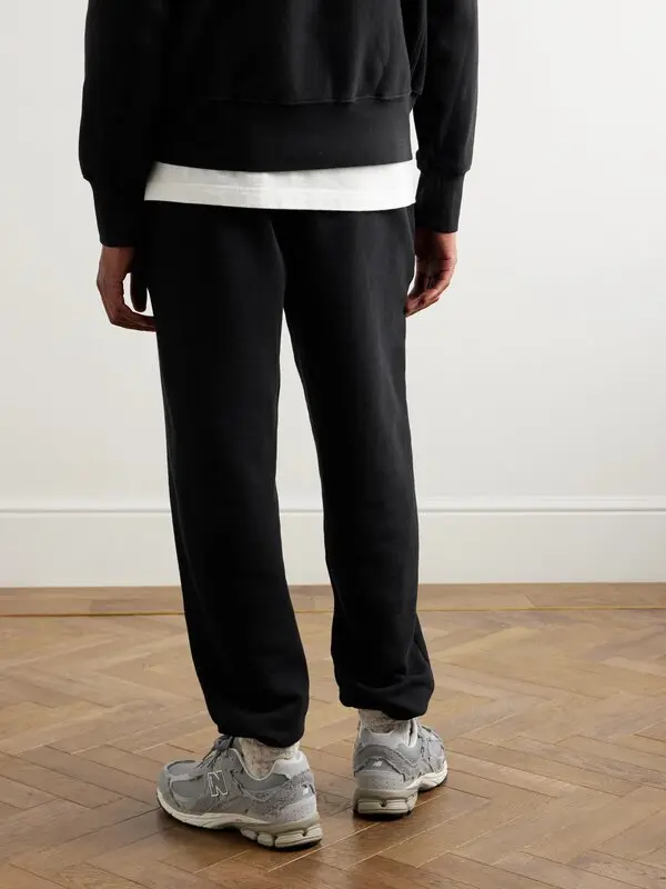 LES TIEN Heavyweight Structured-fleece Cotton-jersey Hoodie
