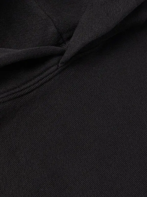 LES TIEN Heavyweight Structured-fleece Cotton-jersey Hoodie