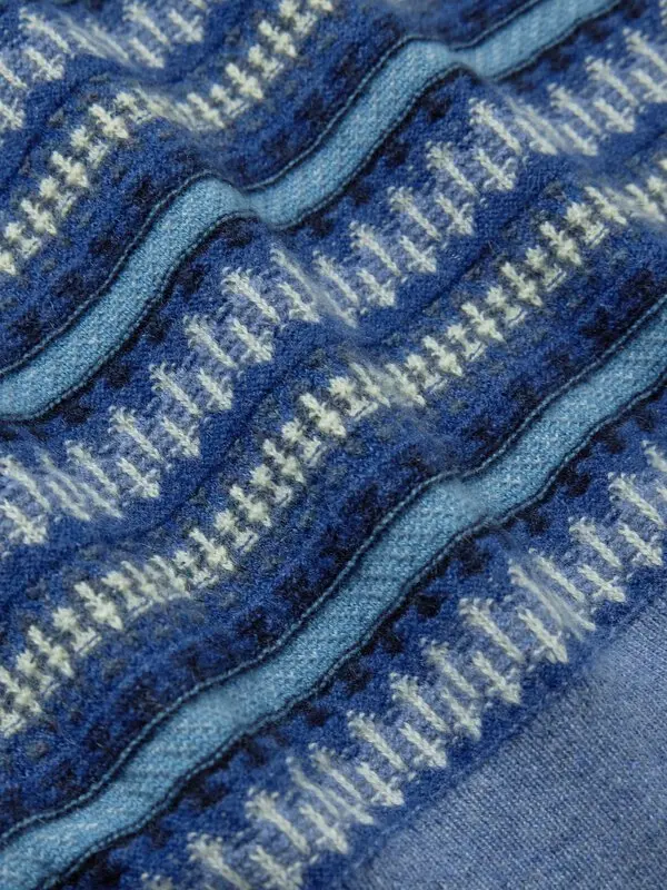 Loro Piana Fair Isle Cashmere Rollneck Sweater