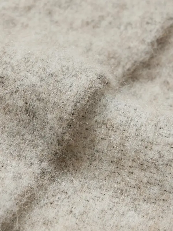 Nn07 Fringed Wool-blend Scarf