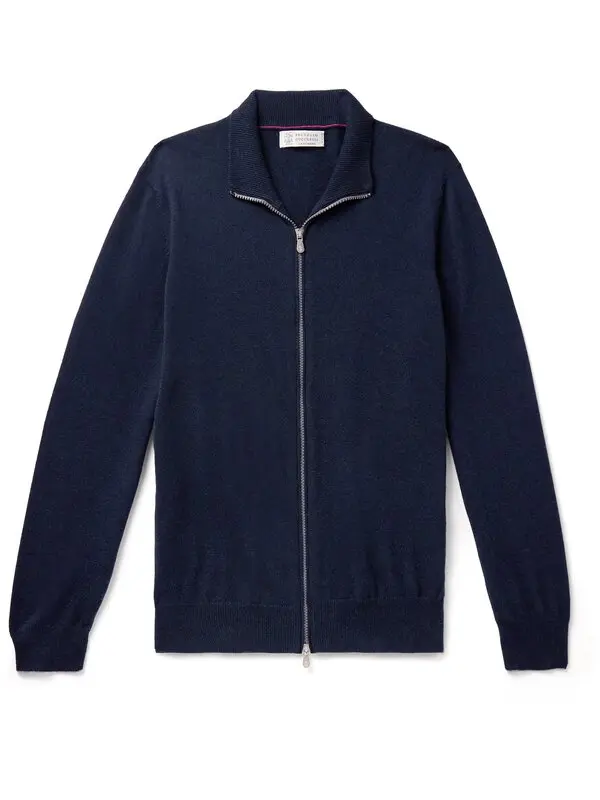 Brunello Cucinelli Cashmere Zip-up Sweater