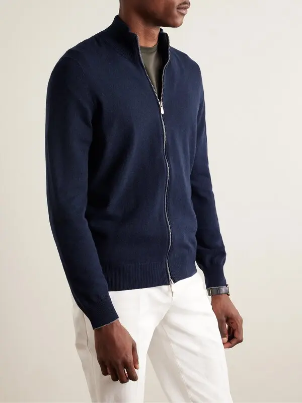 Brunello Cucinelli Cashmere Zip-up Sweater