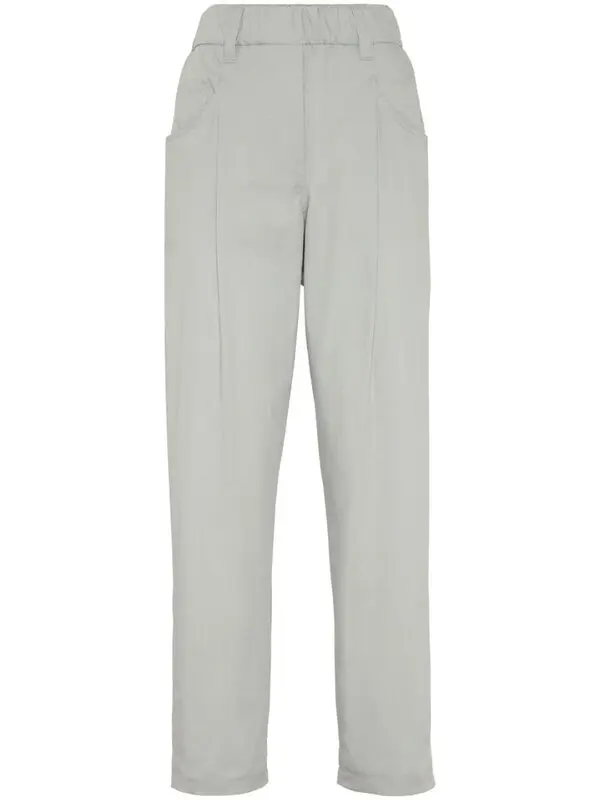 Brunello Cucinelli Straight-leg Cotton Trousers