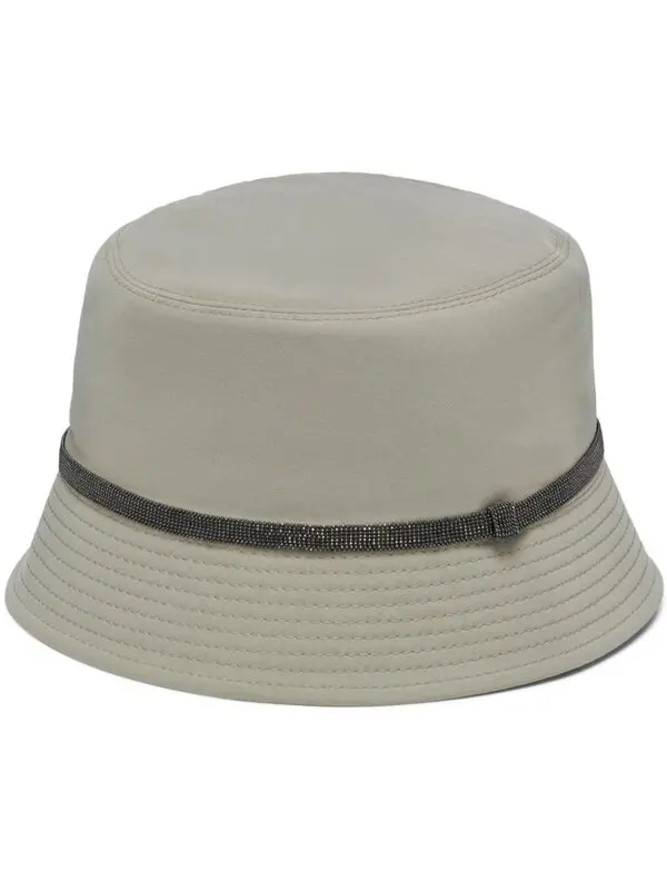 Brunello Cucinelli Monili Bucket Hat - Green