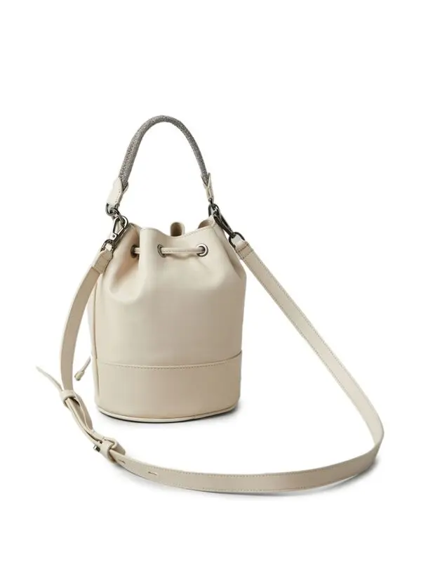 Brunello Cucinelli Leather Bucket Bag