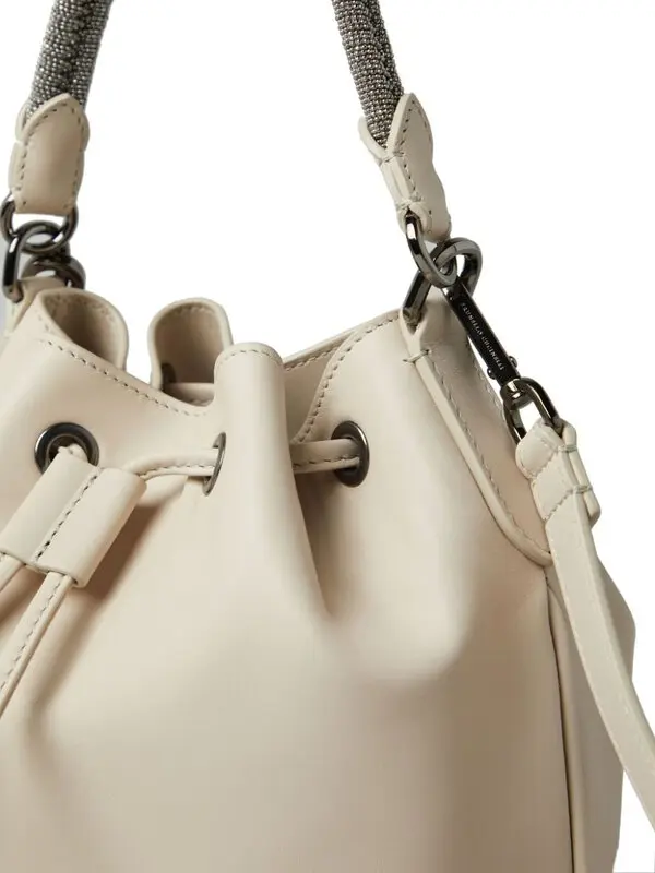 Brunello Cucinelli Leather Bucket Bag