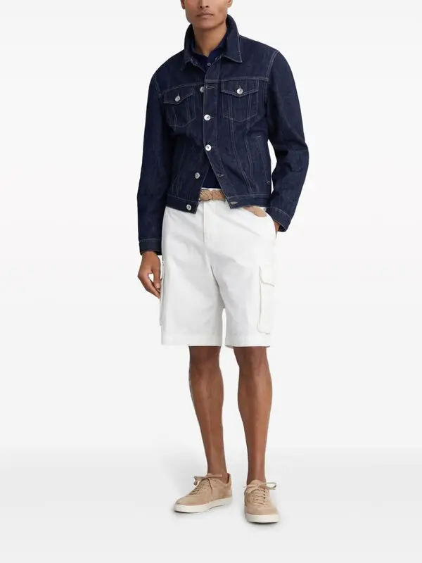 Brunello Cucinelli Panelled Cotton Polo Shirt