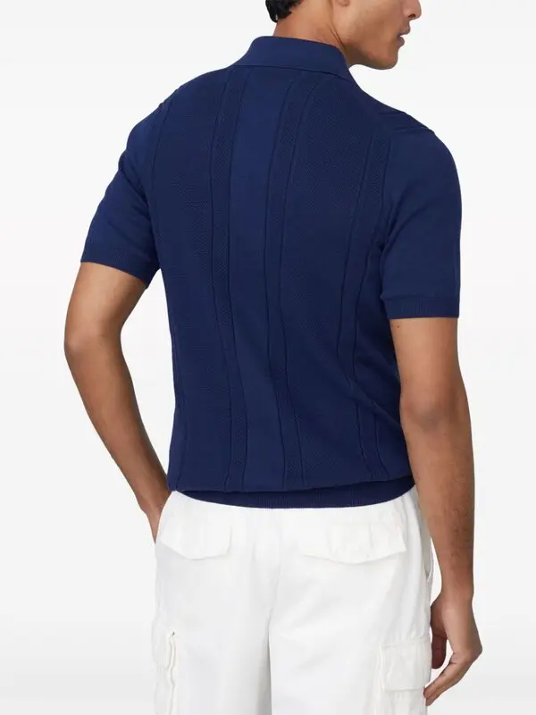 Brunello Cucinelli Panelled Cotton Polo Shirt