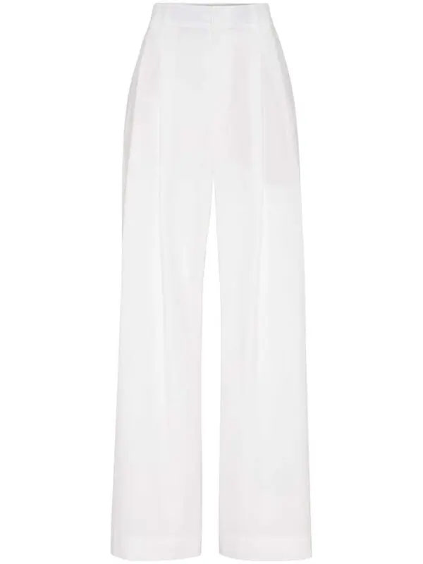 Brunello Cucinelli Tailored Cotton Wide-leg Trousers