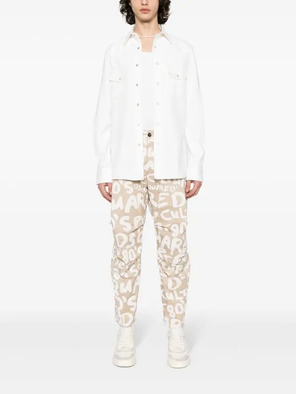 Dsquared2 Logo-print Tapered Trousers