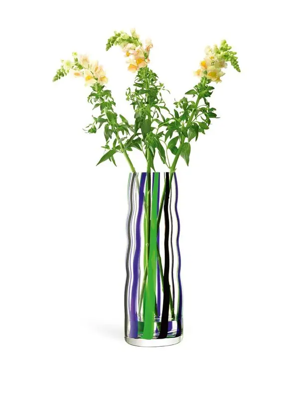 LSA INTERNATIONAL Folk Glass Vase