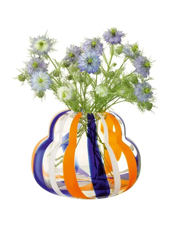 LSA INTERNATIONAL Folk Glass Vase