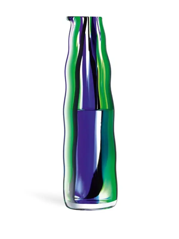 LSA INTERNATIONAL Folk Striped Glass Vase