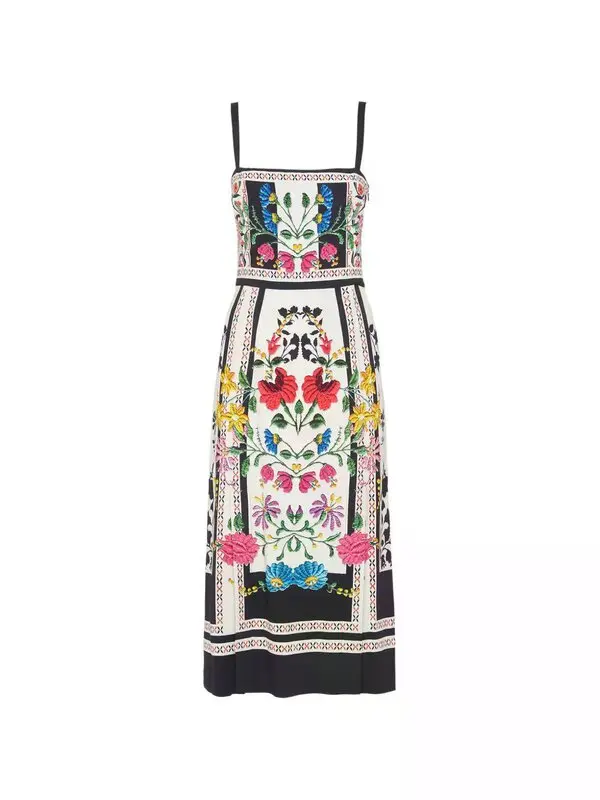 La DoubleJ Floral-print Dress - White