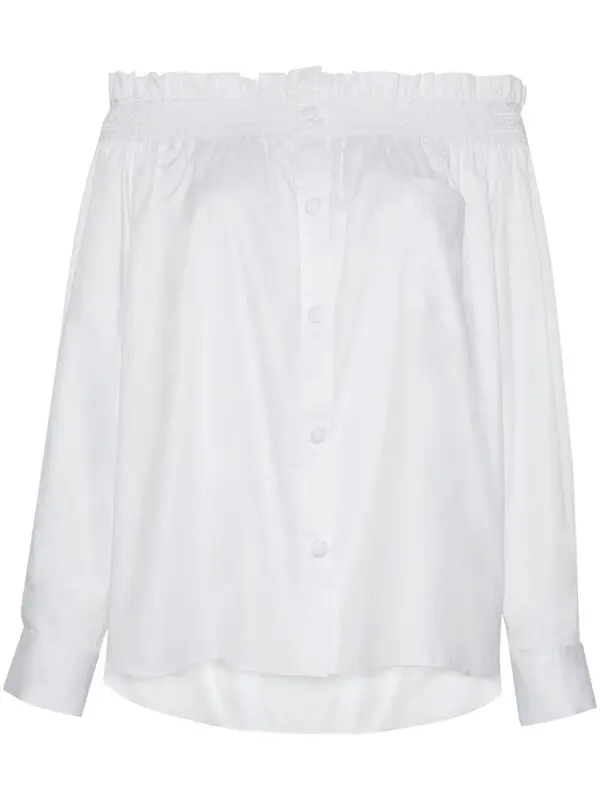 Adam Lippes Visby Cotton-poplin Blouse