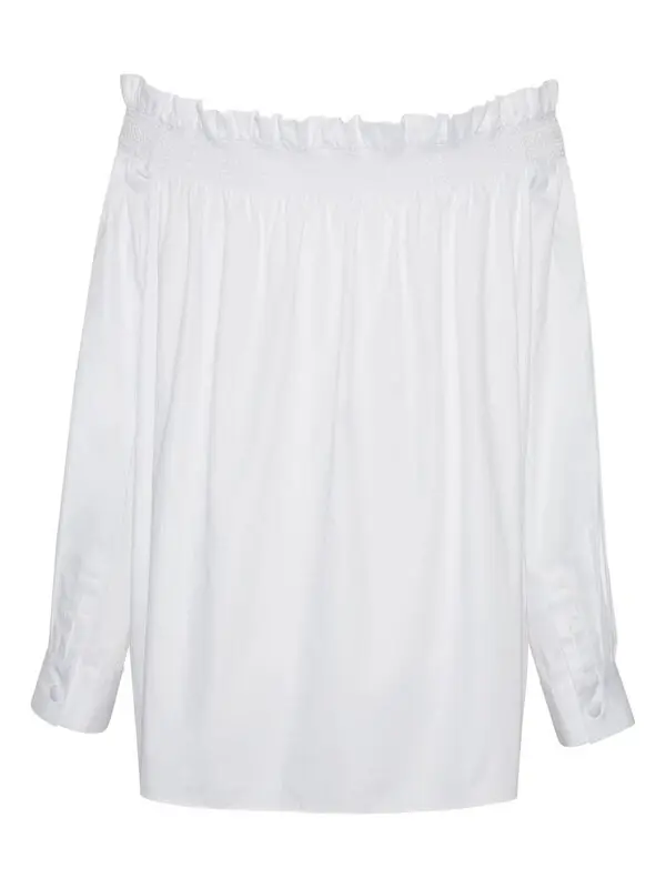 Adam Lippes Visby Cotton-poplin Blouse