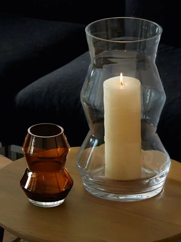 LSA INTERNATIONAL Large Sculpt Glass Vase