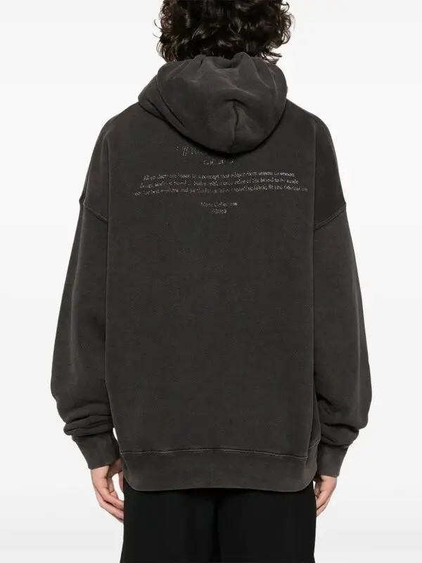 Off-White Graphic-print Cotton Hoodie