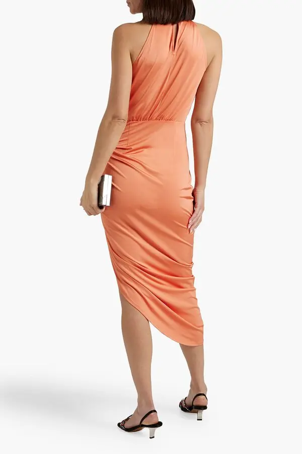 jersey knit maxi dress Solid Jersey Knit Maxi Dress 3x / Hot Pink