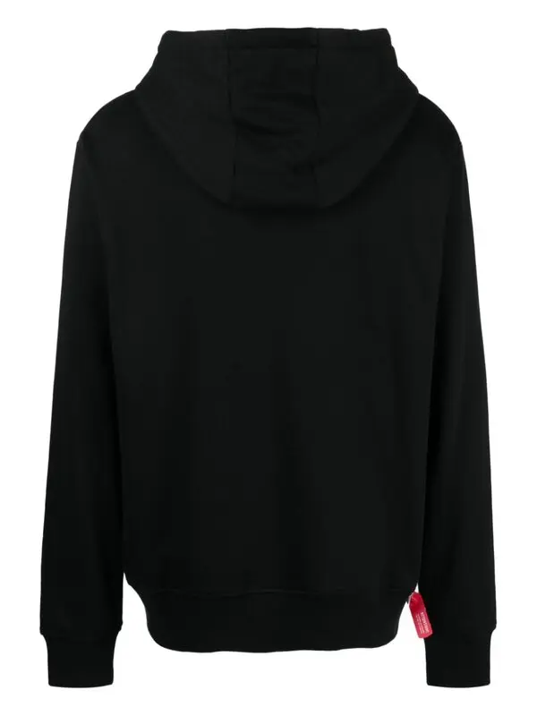 MOSTLY HEARD RARELY SEEN Money Sign Graphic-print Cotton Hoodie - Black