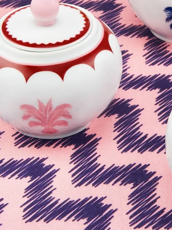 AQUAZZURA CASA Jaipur Porcelain Sugar Bowl
