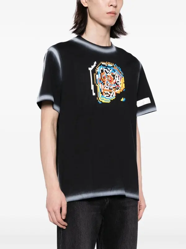 MOSTLY HEARD RARELY SEEN Skull Blowing Cotton T-shirt