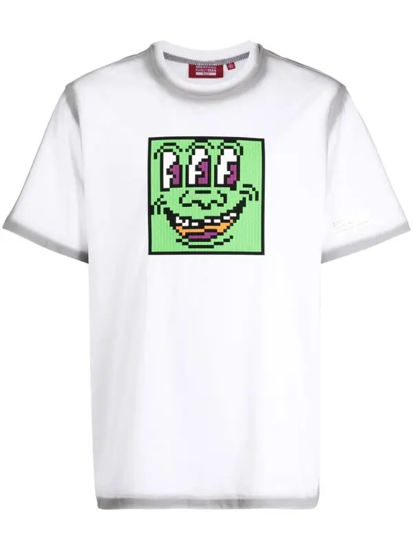 MOSTLY HEARD RARELY SEEN Triple The Eyes Cotton T-shirt