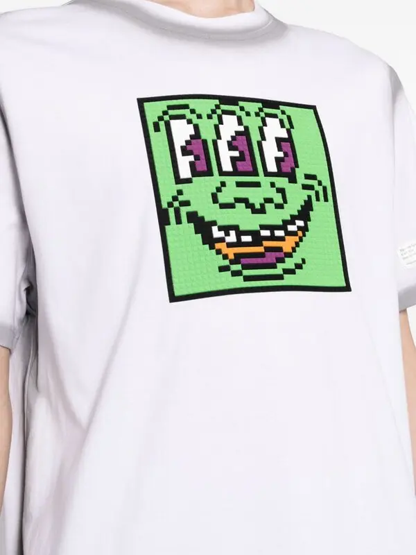 MOSTLY HEARD RARELY SEEN Triple The Eyes Cotton T-shirt