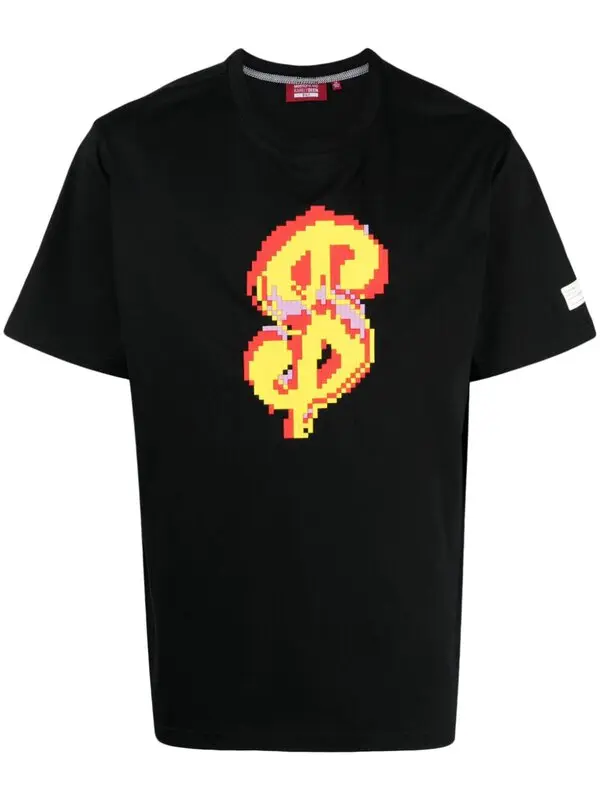 MOSTLY HEARD RARELY SEEN Money Sign Cotton T-shirt - Black