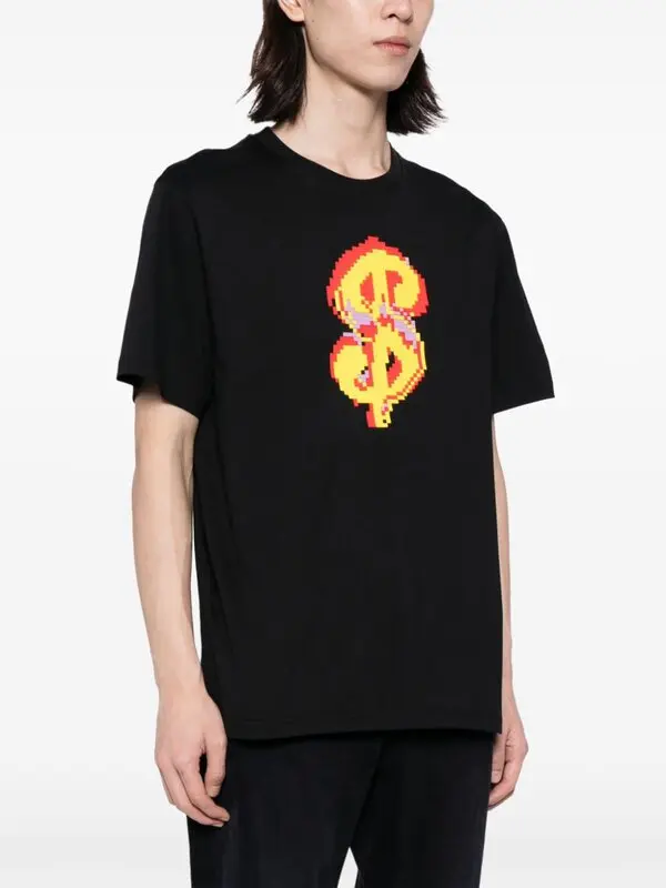 MOSTLY HEARD RARELY SEEN Money Sign Cotton T-shirt - Black