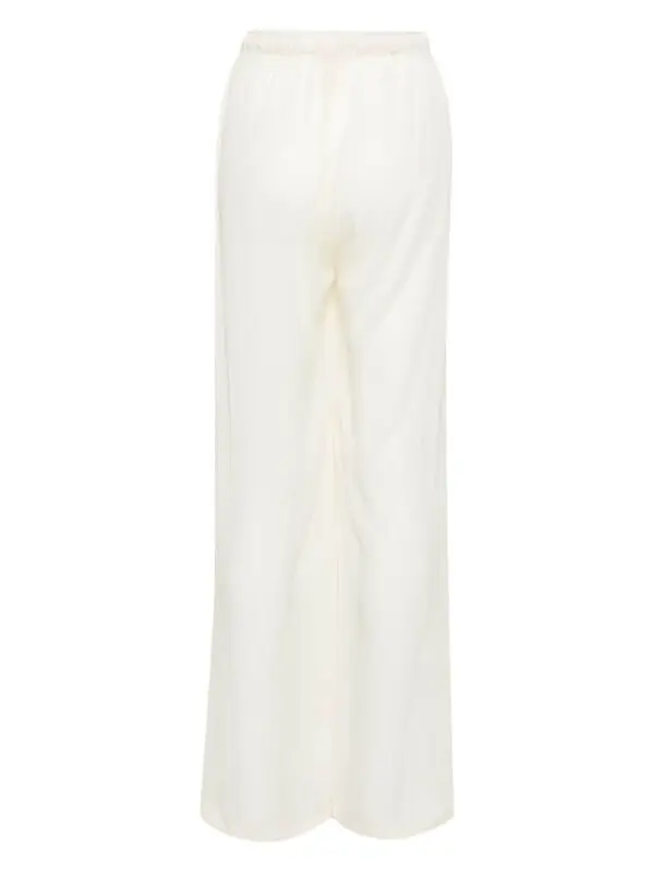 PARAMIDONNA Aurora Metallic-threading Palazzo Pants